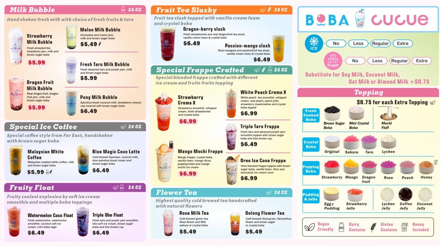 Drinks – Boba Cucue